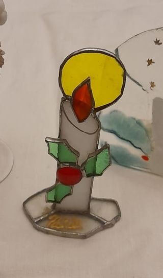 Decorazioni per natale portacandela