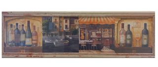Quadro decorativo- Bottiglia vino- Paesaggi
