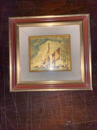Antico Quadro “La barca a Vela”