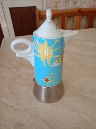 Caffettiera in ceramica acciaio Express"