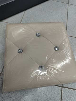 Pouf con brillantini  40*40