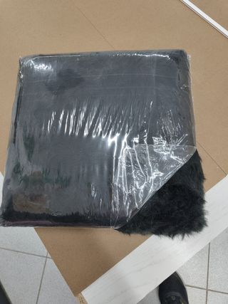Pouf contenitore pelliccia 40*40