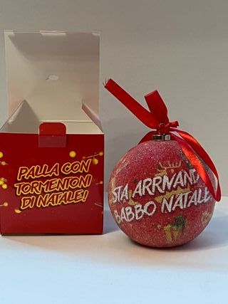Sta arrivando Babbo Natale - Pallina da collezione