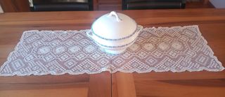 Centrotavola in pizzo lavorato