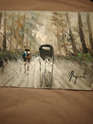 Olio su tela di Mino Argento