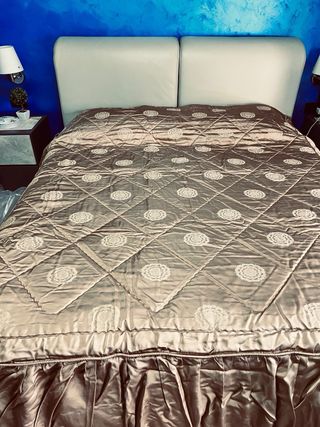 Trapunta in raso jacquard