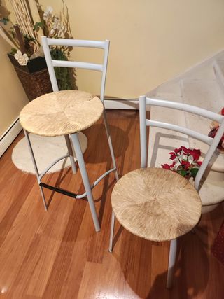 Sedie x 4 +sgabelli x 2 Calligaris alluminio opaco