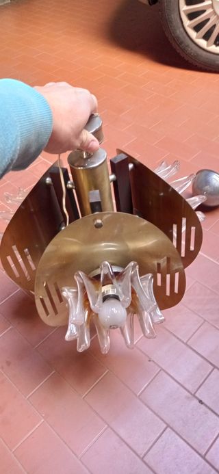 Lampadario vintage anni 70