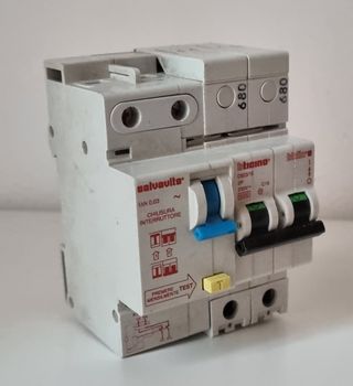 BTICINO D823A/16 magnetotermico salvavita 2P 16A