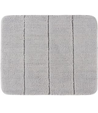 WENKO Tappeto da bagno Steps grigio