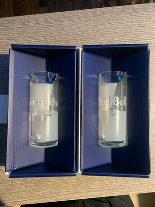 Coppia di bicchieri personalizzati Red Bull