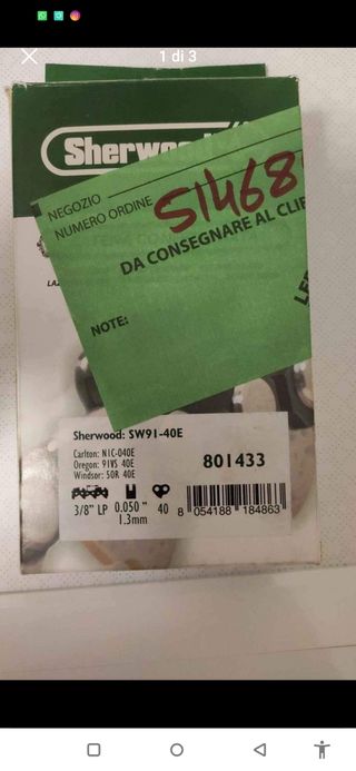Catena per motosega 3/8, spes. 1,3 mm, 40 maglie