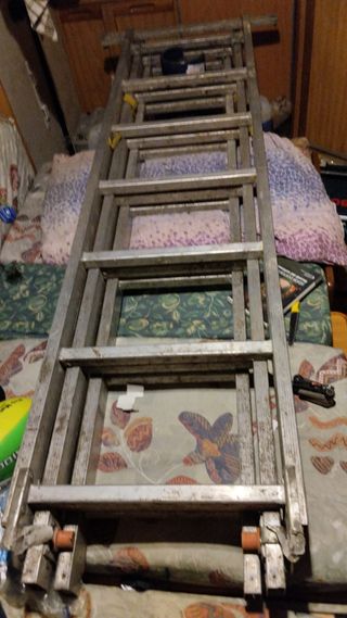 Scala alluminio a 3 allunghi