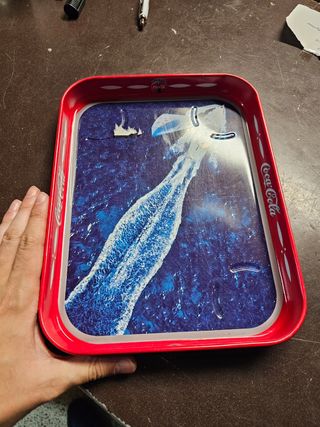 Vassoio coca cola latta