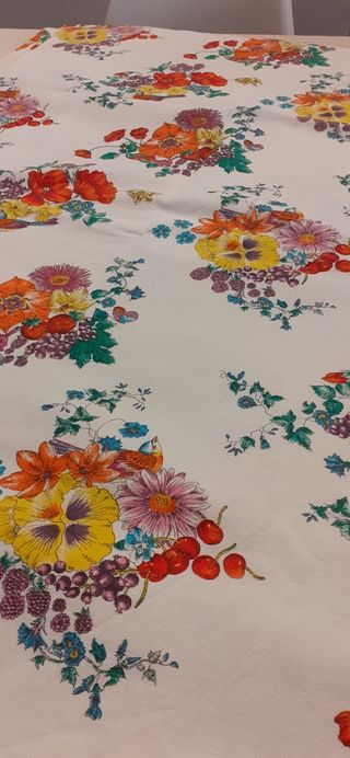 Tovaglia variopinta in spesso cotone