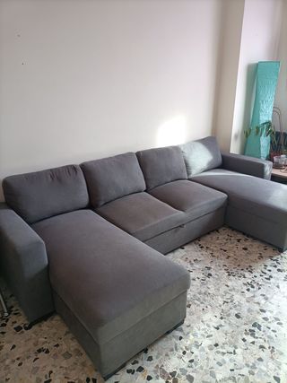 Divano letto doppia penisola, come nuovo!