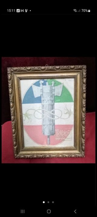 Quadro  con Fascio littorio