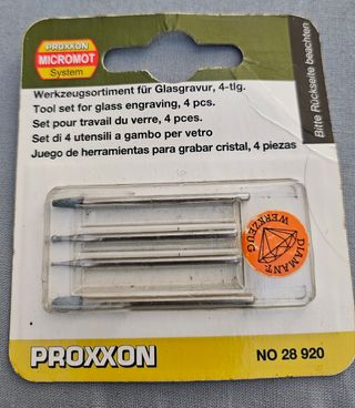 Punte diamantate per vetro