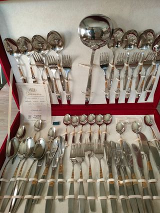 Gottinghen servizio posate laminato oro