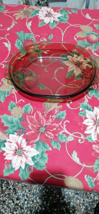 Teglia ovale in vetro pyrex