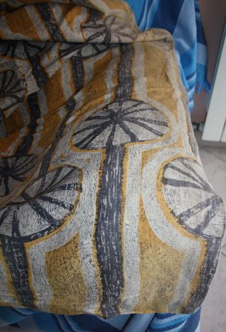 Tendone opaco con anelli in legno