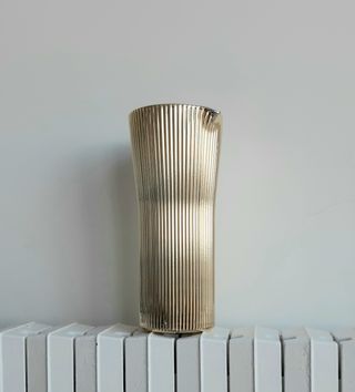Vaso/caraffa vetro effetto rigato