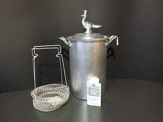 Pentola con cestello in alluminio Naturalmente