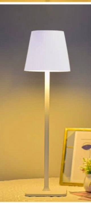 lampada touch in acciaio 40 cm