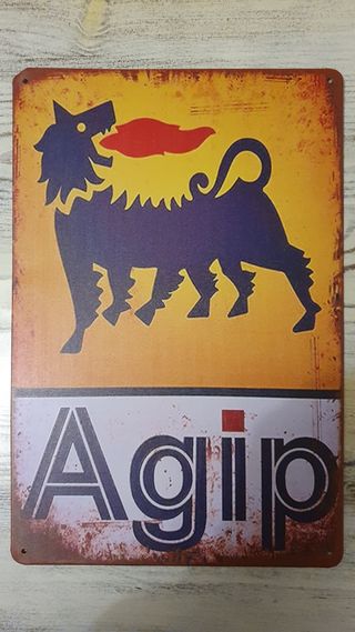 Targa decorativa da parete in metallo