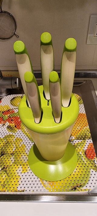 Ceppo coltelli Brandani con n.5 coltelli