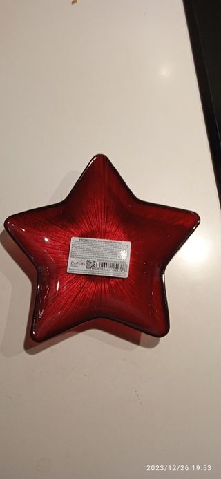 Piattino natalizio a stella