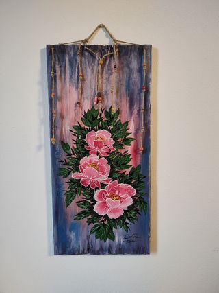 Quadro artigianale su base legno