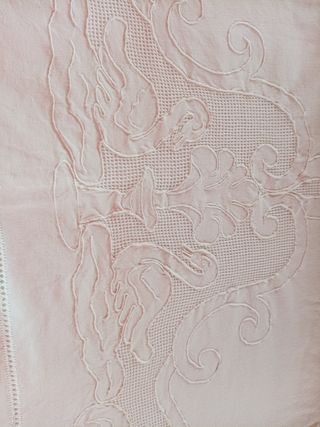 Lenzuola di cotone ricamato