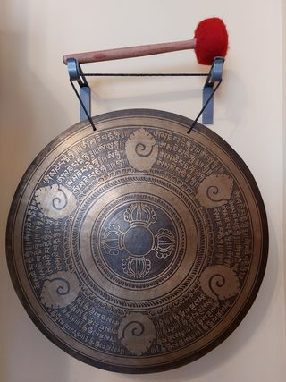 Gong con martello tibetano