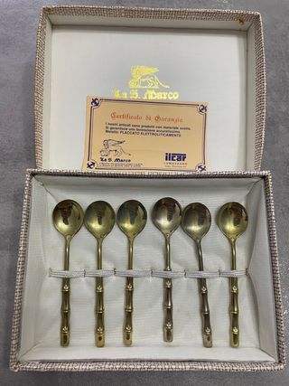 Set 6 cuccchiaini argento “la San Marco”
