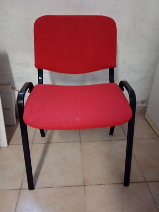 Sedia scrivania rossa