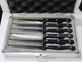 6 Coltelli Con Scatola Stainless Steel.
Acciaio in