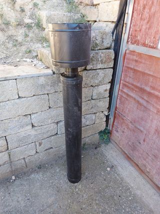 Tubo  canna fumaria con cappello