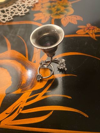 Portacandelina in argento