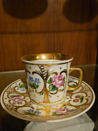 1 tazza da tè con piattino vintage