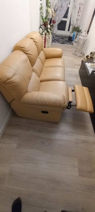 Divano in vera pelle