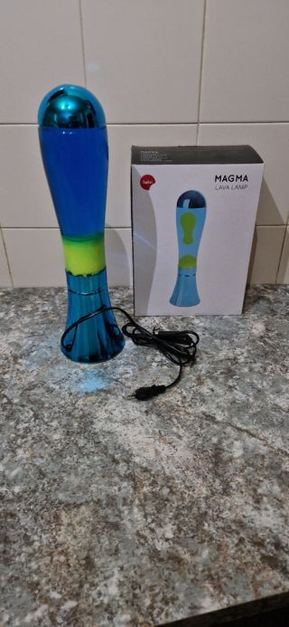 Lampada Magma Lava Lamp Blu