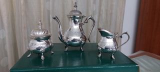 Set teiera 3 pezzi placcato Argento SHEFFIELD