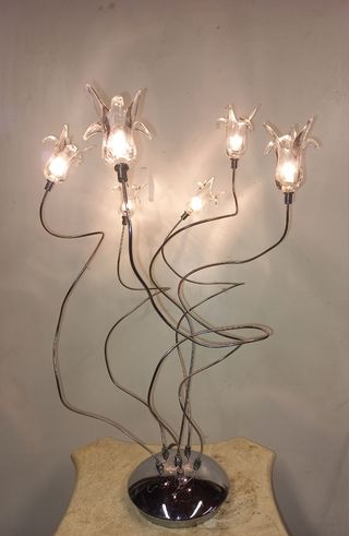 Lampada in argento