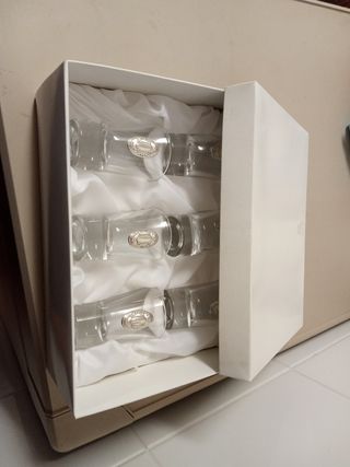 Bicchierini shot con inserti in argento