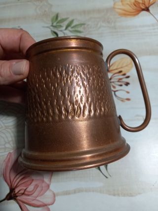 Bicchiere in rame vintage