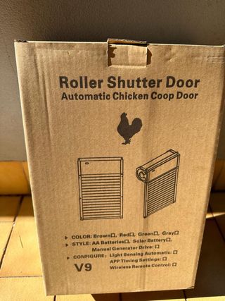 Porta automatica per pollaio