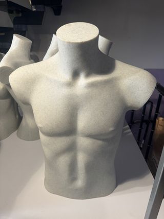 coppia di manichini uomo donna mezzo busto