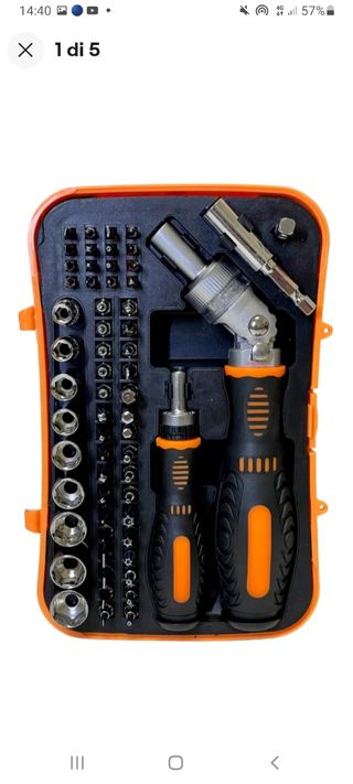 Cacciavite A Cricchetto 61 pz Magnetiche