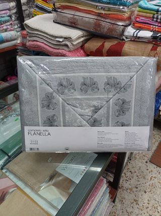 Completo letto lenzuola flanella 2 posti